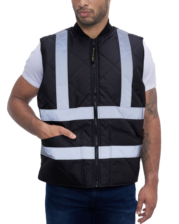 UPA919 Enhanced Vis WarmUP Insulated Safety Vest - Utility Pro Wear